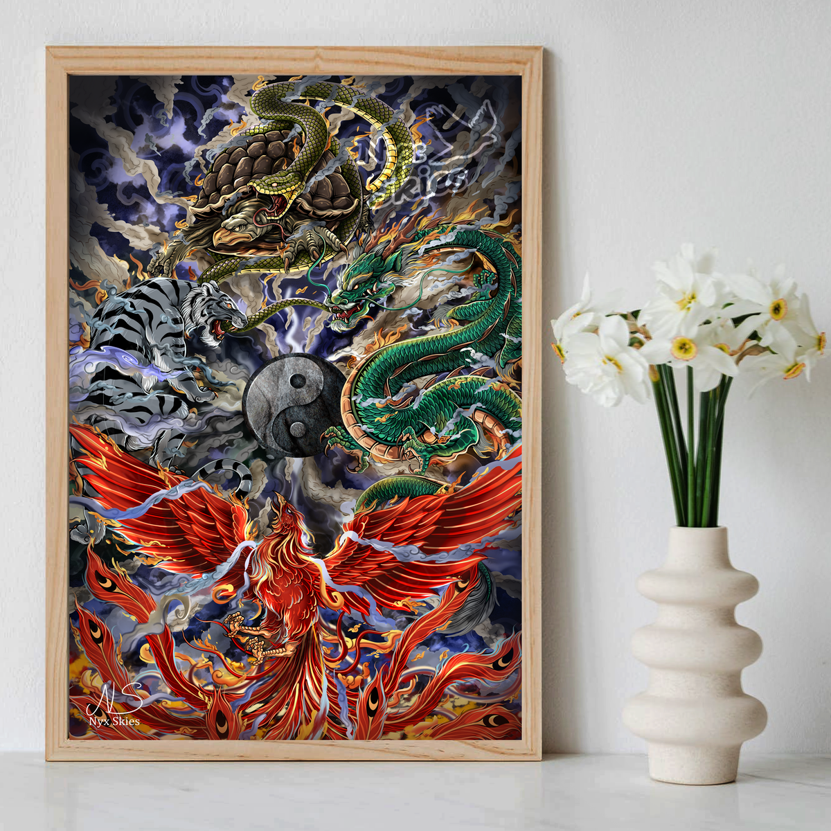 Four Symbols Poster – nyxskiesllc