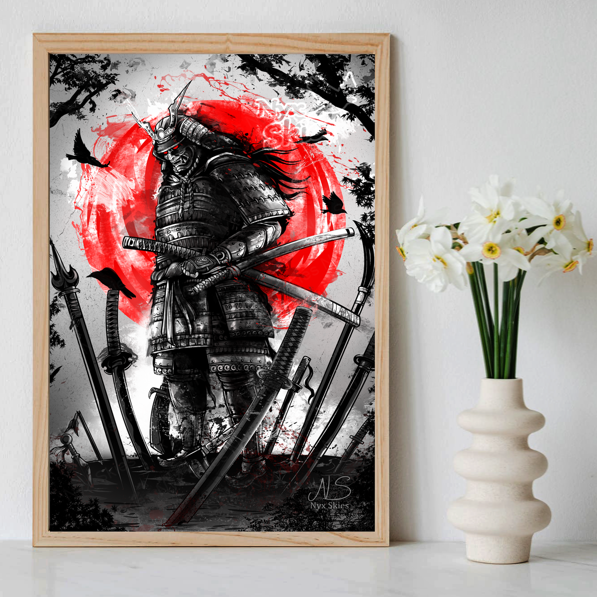 Samurai Battlefield Poster – nyxskiesllc